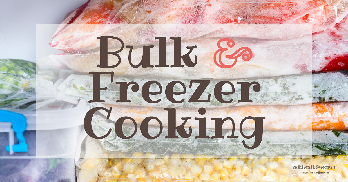 Bulk Cooking the Easy Way – Add Salt & Serve