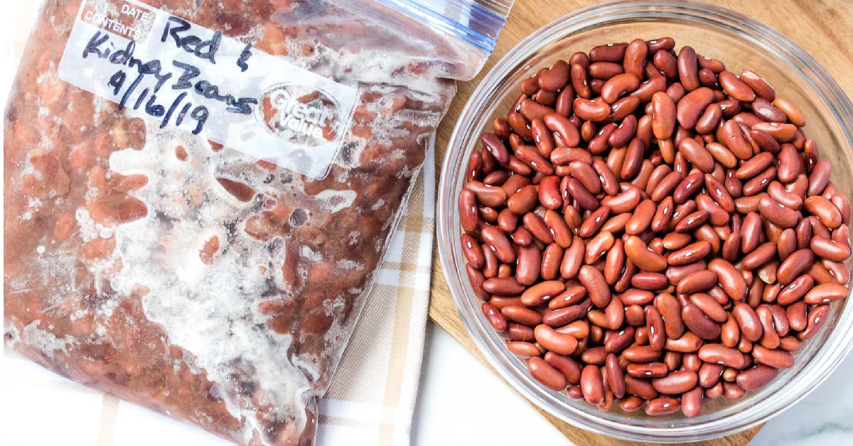 How To Cook Dried Beans for the Freezer – Add Salt & Serve
