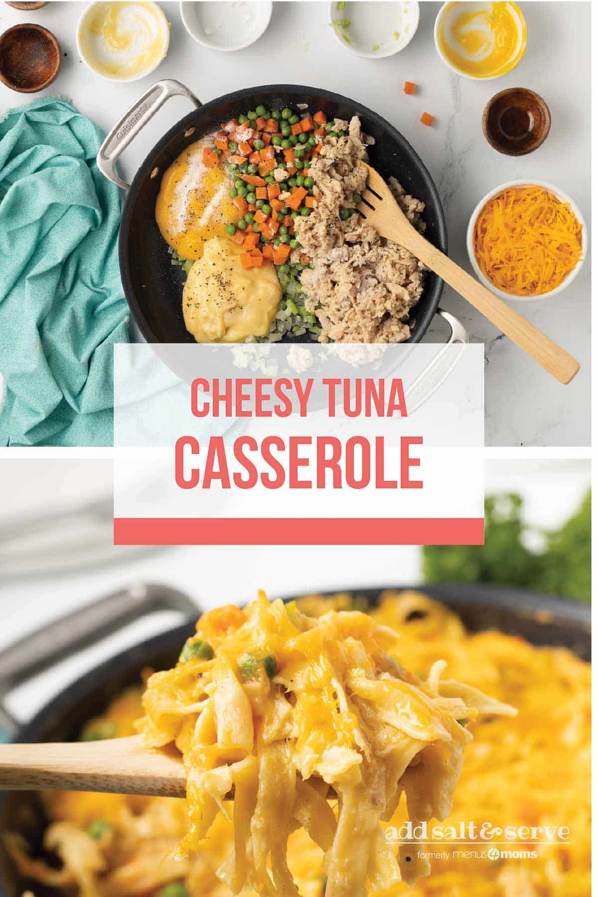 Cheesy Tuna Casserole – Add Salt & Serve