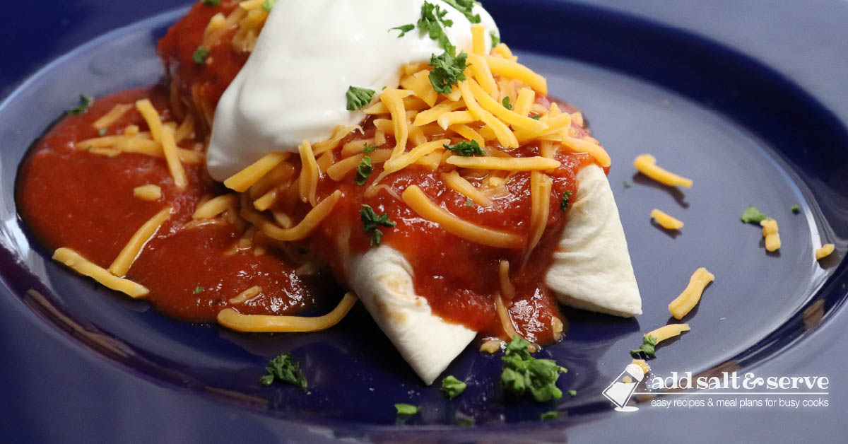 Burritos Mojados – Add Salt & Serve