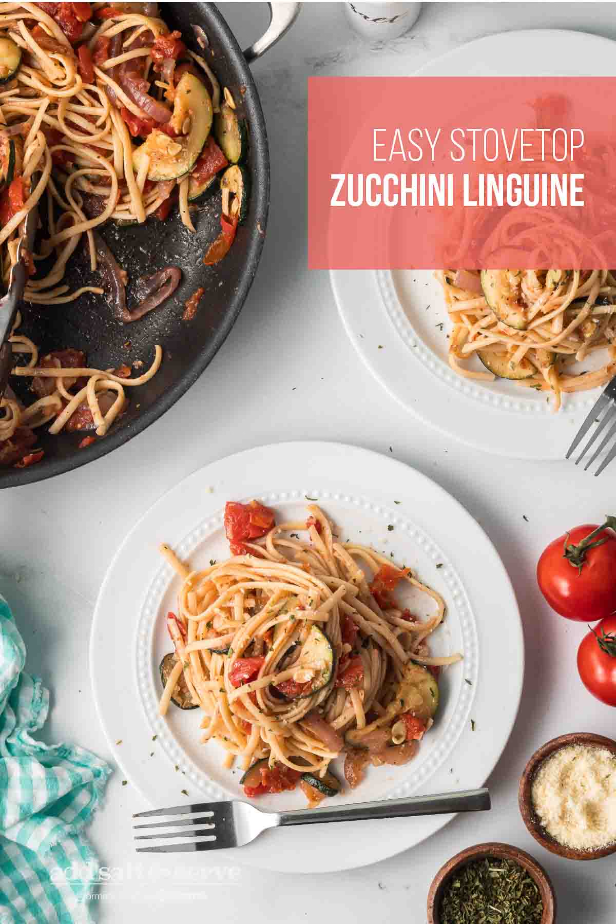 Zucchini Linguine – Add Salt & Serve