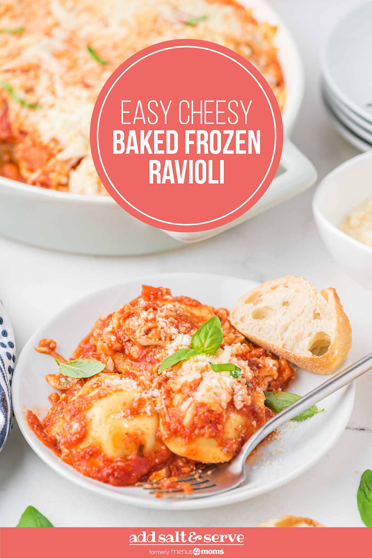 Baked Frozen Ravioli (No Boil) – Add Salt & Serve