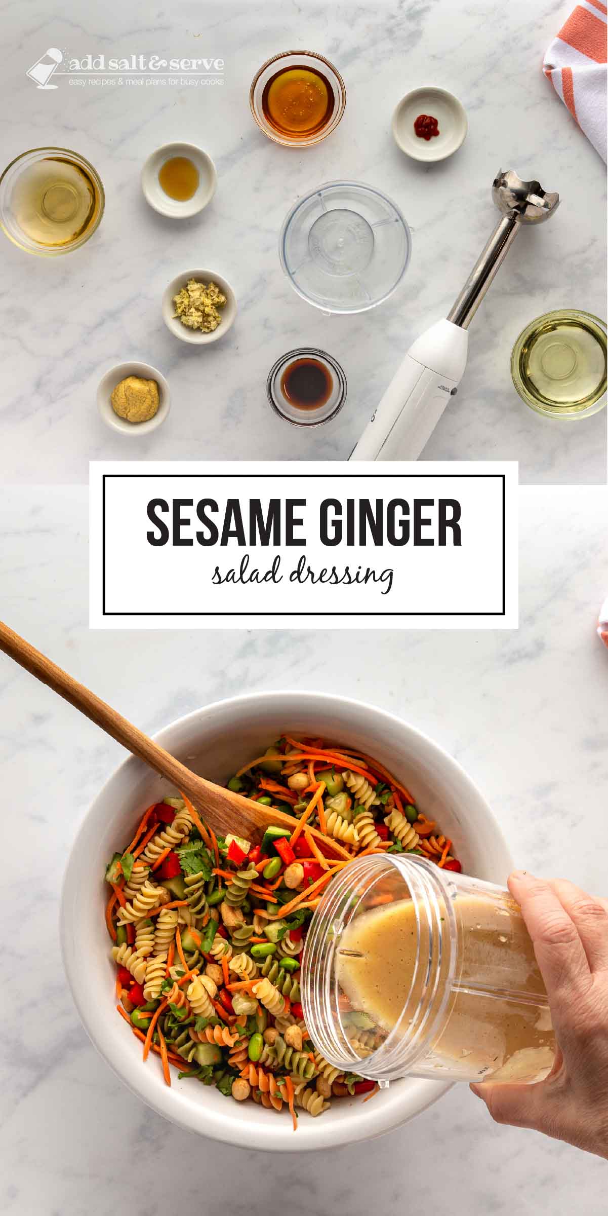 Sesame Ginger Dressing – Add Salt & Serve